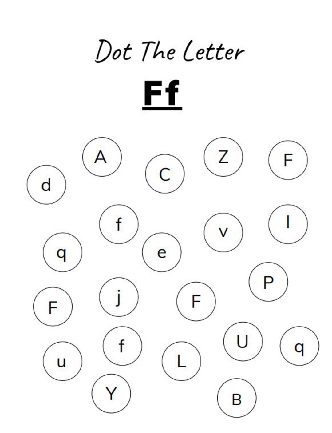 Bingo Dot Letters and Numbers Workbook - Etsy