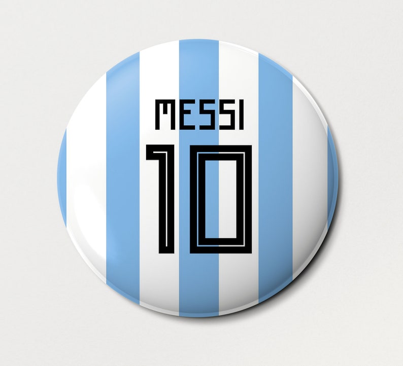 Lionel Messi Pin Badge Custom for Gift Football Pin for Birthdays Messi ...