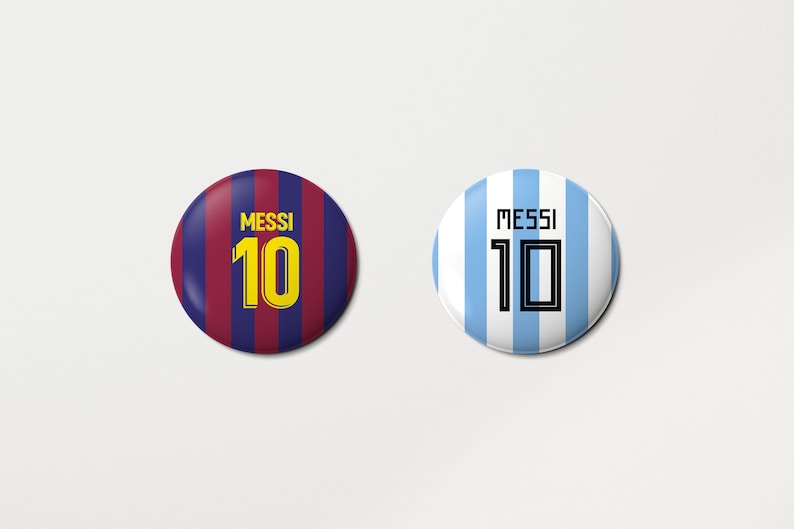 Lionel Messi Pin Badge Custom for Gift Football Pin for Birthdays Messi ...