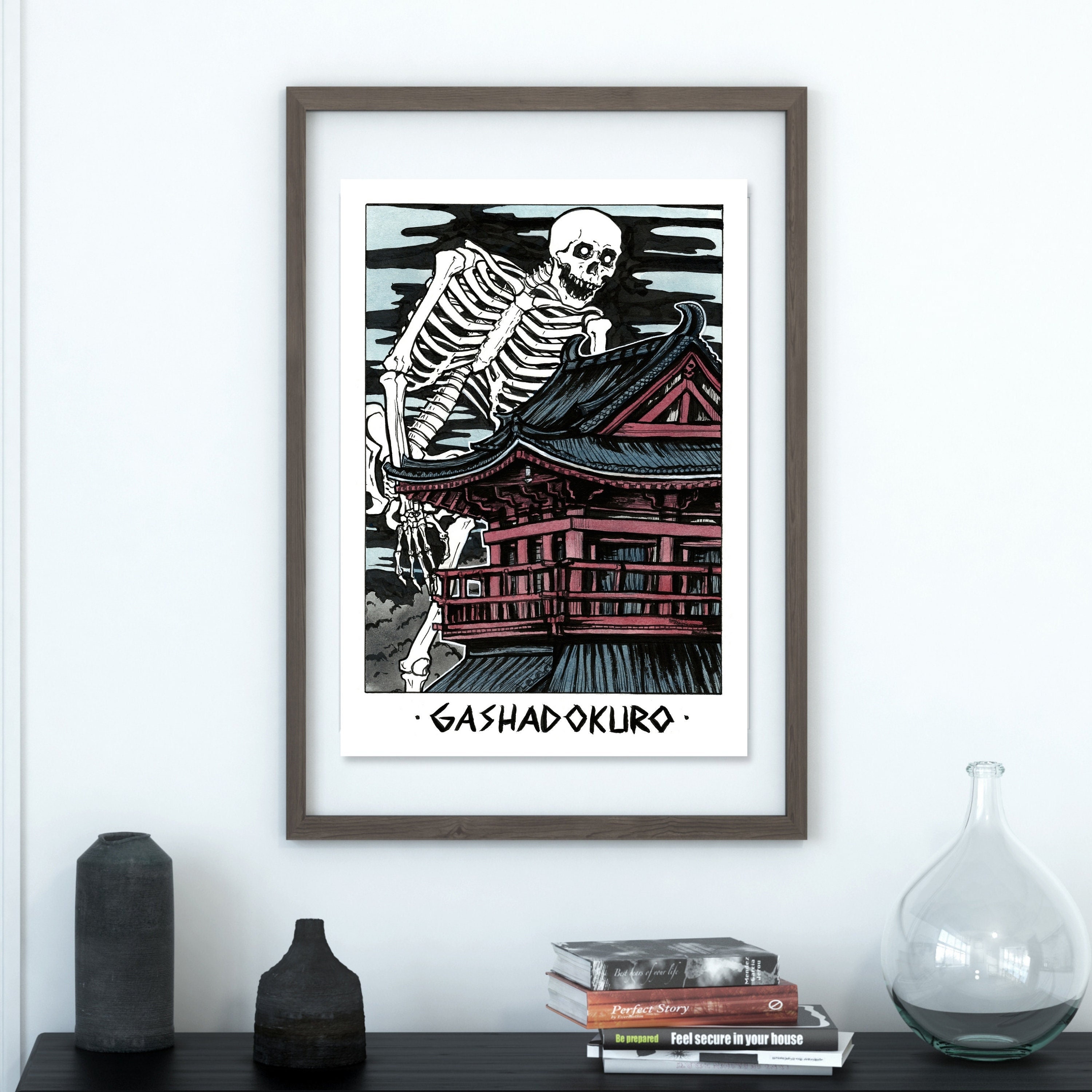 Digital Download Print - Gashadokuro, Japanese Mythology, Japanese ...