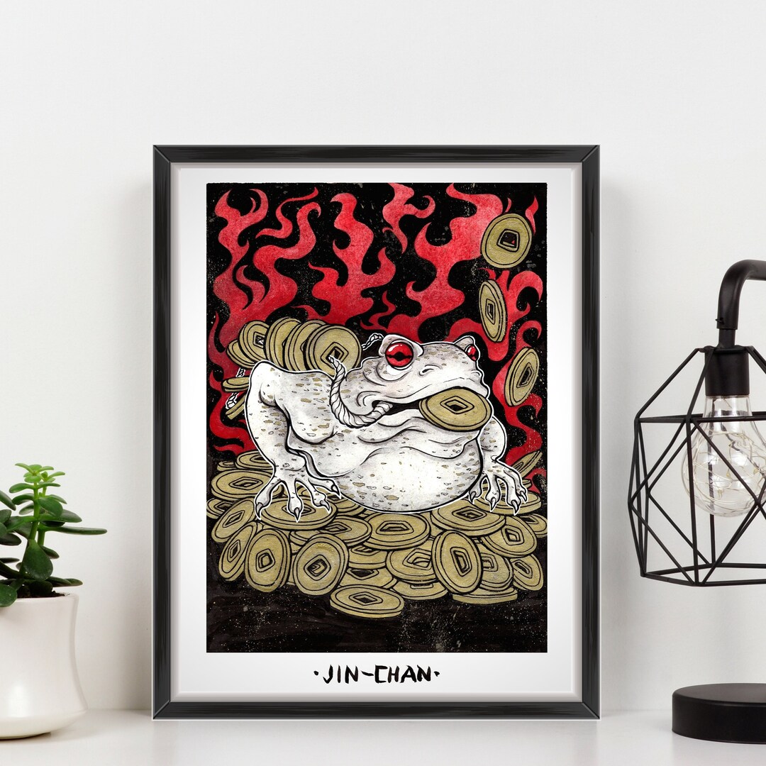 Digital Download Print - Jin Chan, Mythology Art, Chinese Legend ...