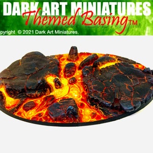 Lava, Oval, Resin Cast, Wargaming Bases. - Etsy