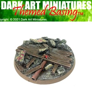 Demolished, Resin Cast, Wargaming Bases. - Etsy