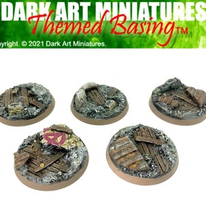 Demolished, Resin Cast, Wargaming Bases. - Etsy