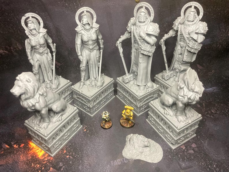 Grimdark Statues: Wargaming Terrain (28mm Scale) - Etsy