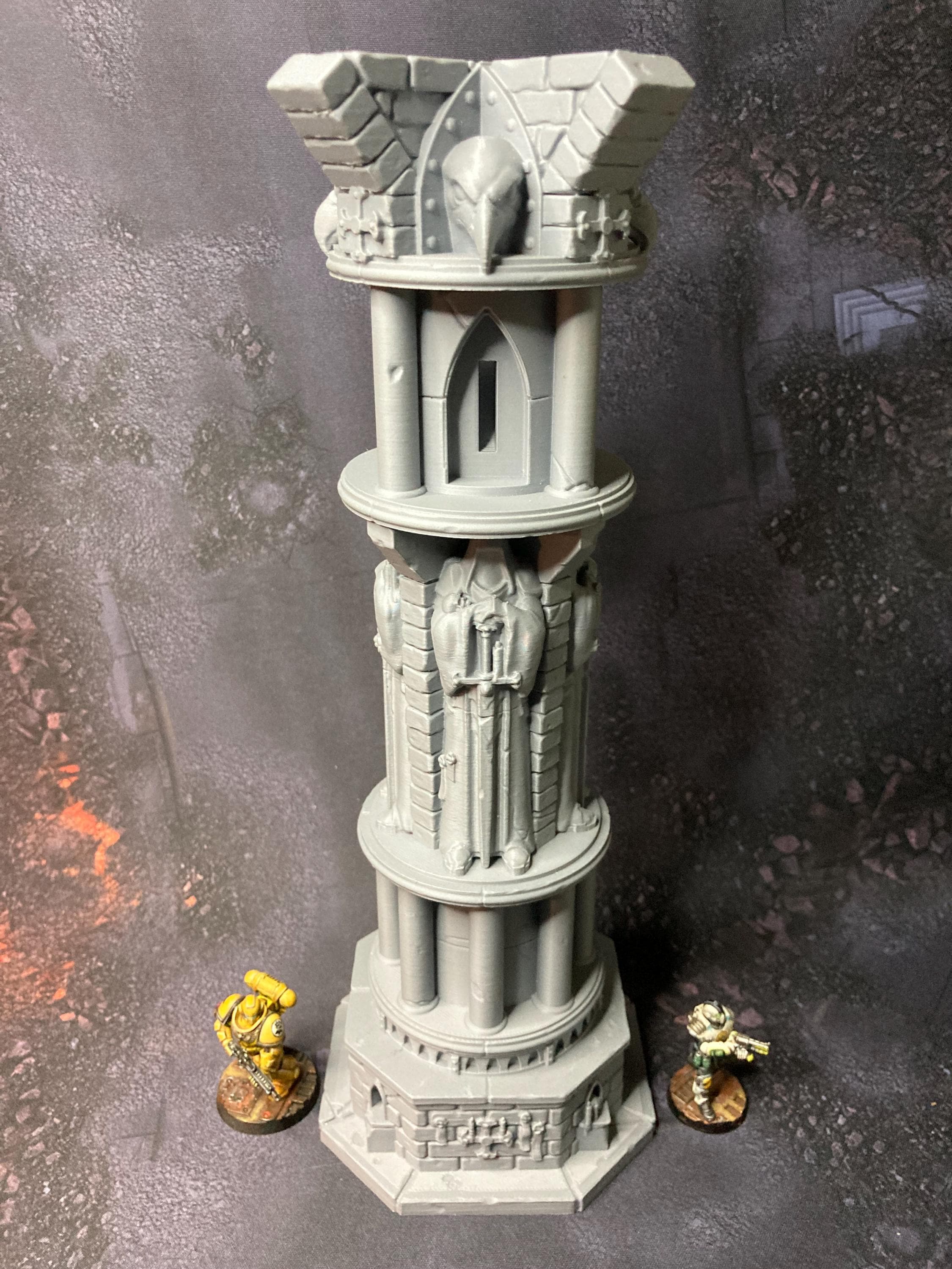 Grimdark Modular Pillar: Wargaming Terrain (28mm Scale) - Etsy