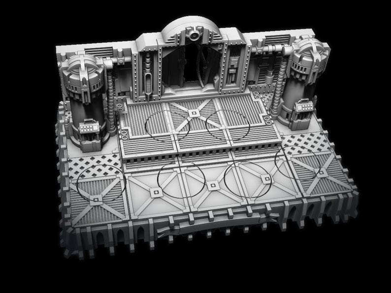 Lab Breach Display Plinth: 40mm/32mm Miniature Bases - W205 X D133 X ...