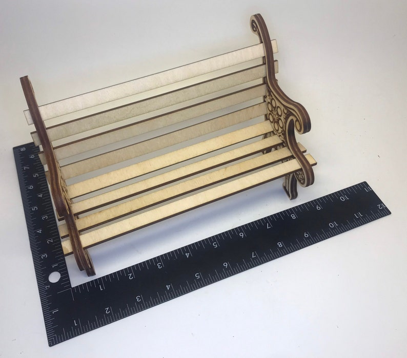 Bench Nuimos Disneyland Inspired Park Bench - Etsy