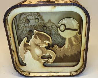 Charizard Shadow Box - Etsy