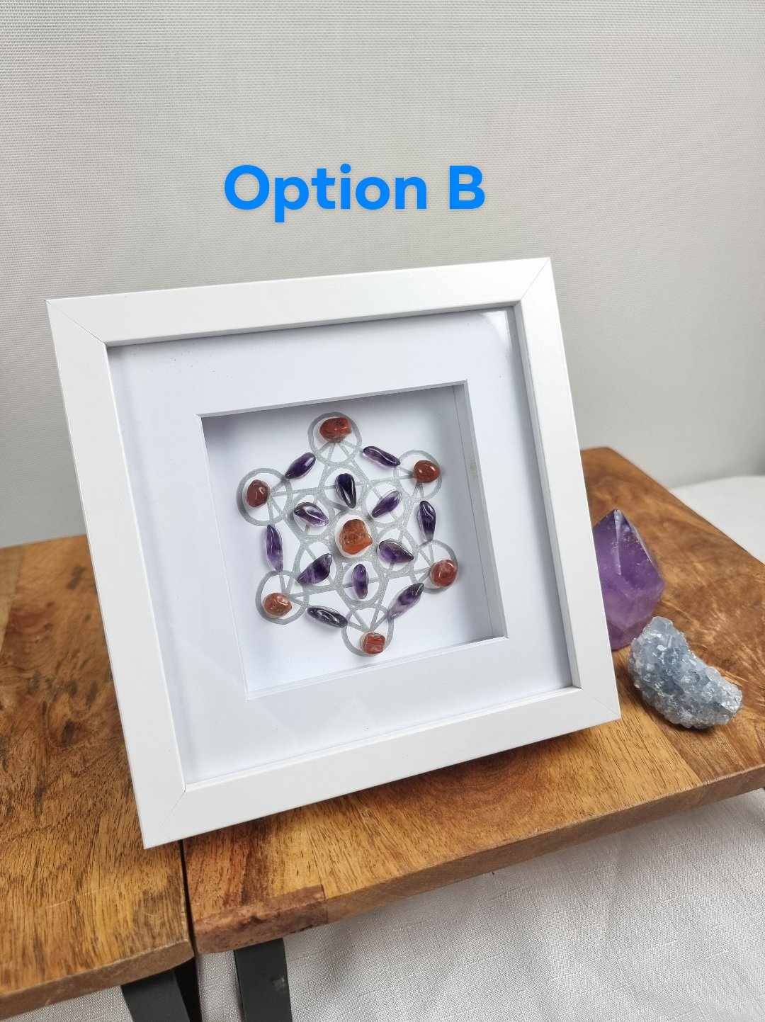 Sacred Geometry Crystal Grid Frames - Etsy Australia