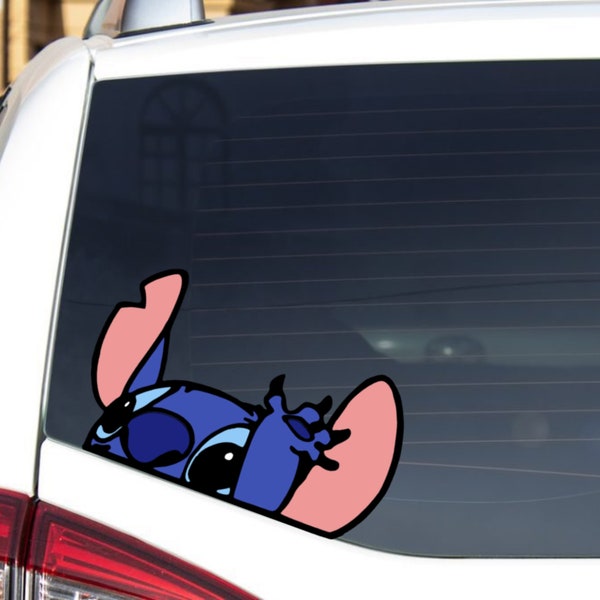 Stitch Window Decal - Etsy