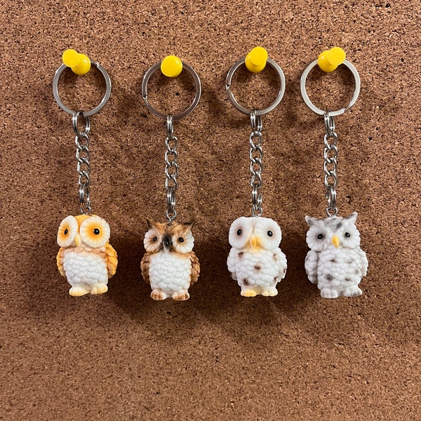 Owl Key Ring - Etsy UK