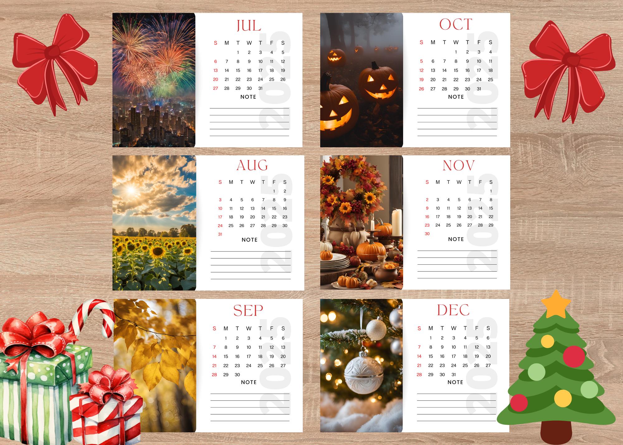 2025 Calendar Printable Cute Monthly Calendars for Home Office and Wall ...