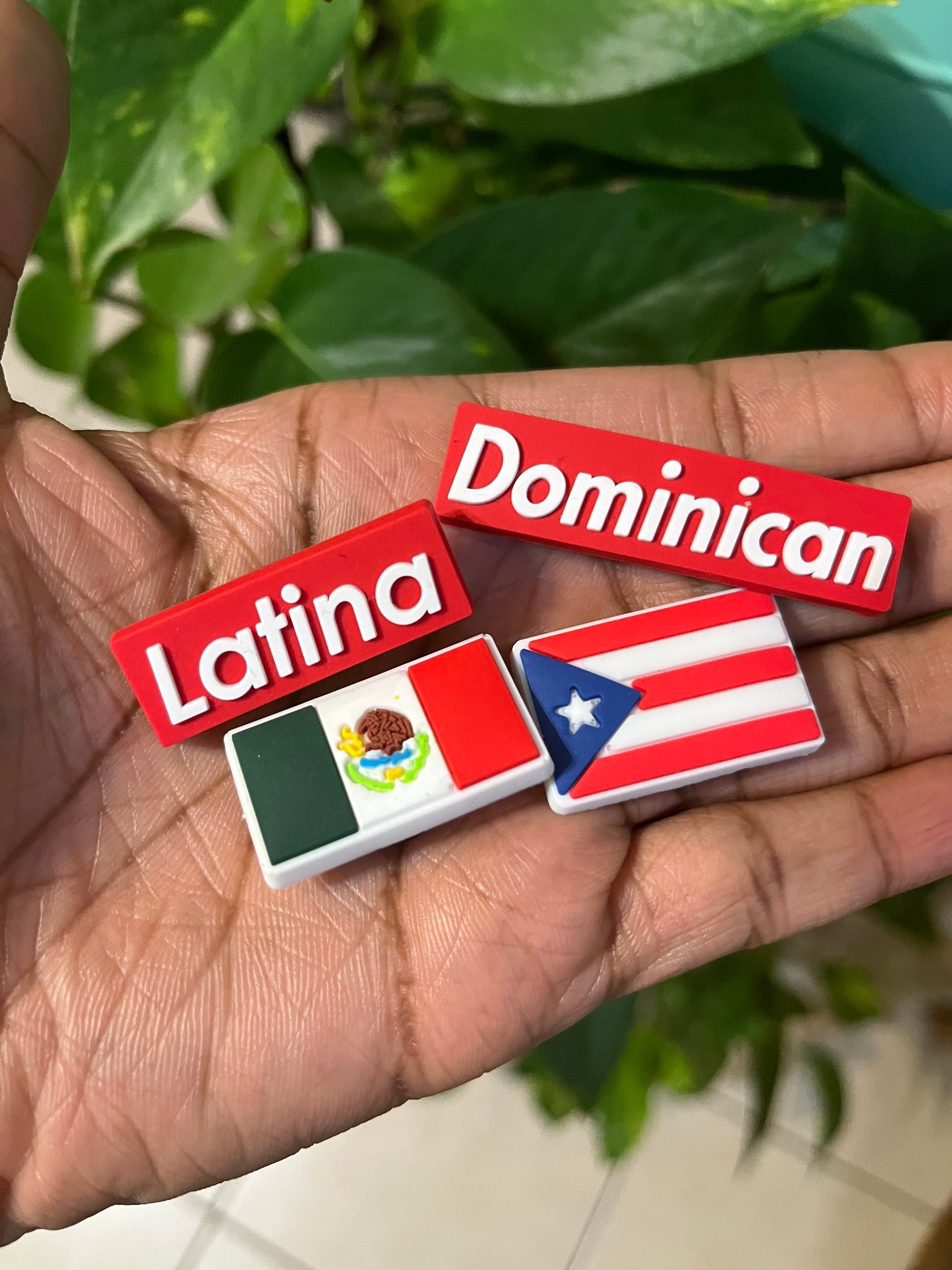 Spanish Latina Pride Croc Clog Charms Puerto Rican Mexican - Etsy