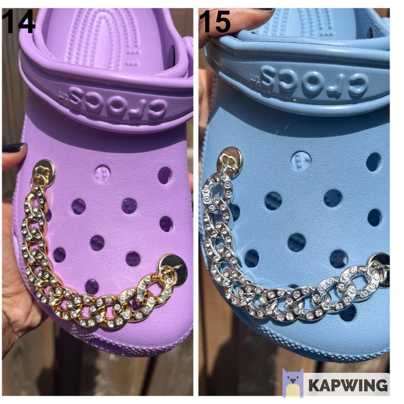 Luxury Bling Clog Shoe Charms - Inspired Shoe Charms - Fancy Charms ...
