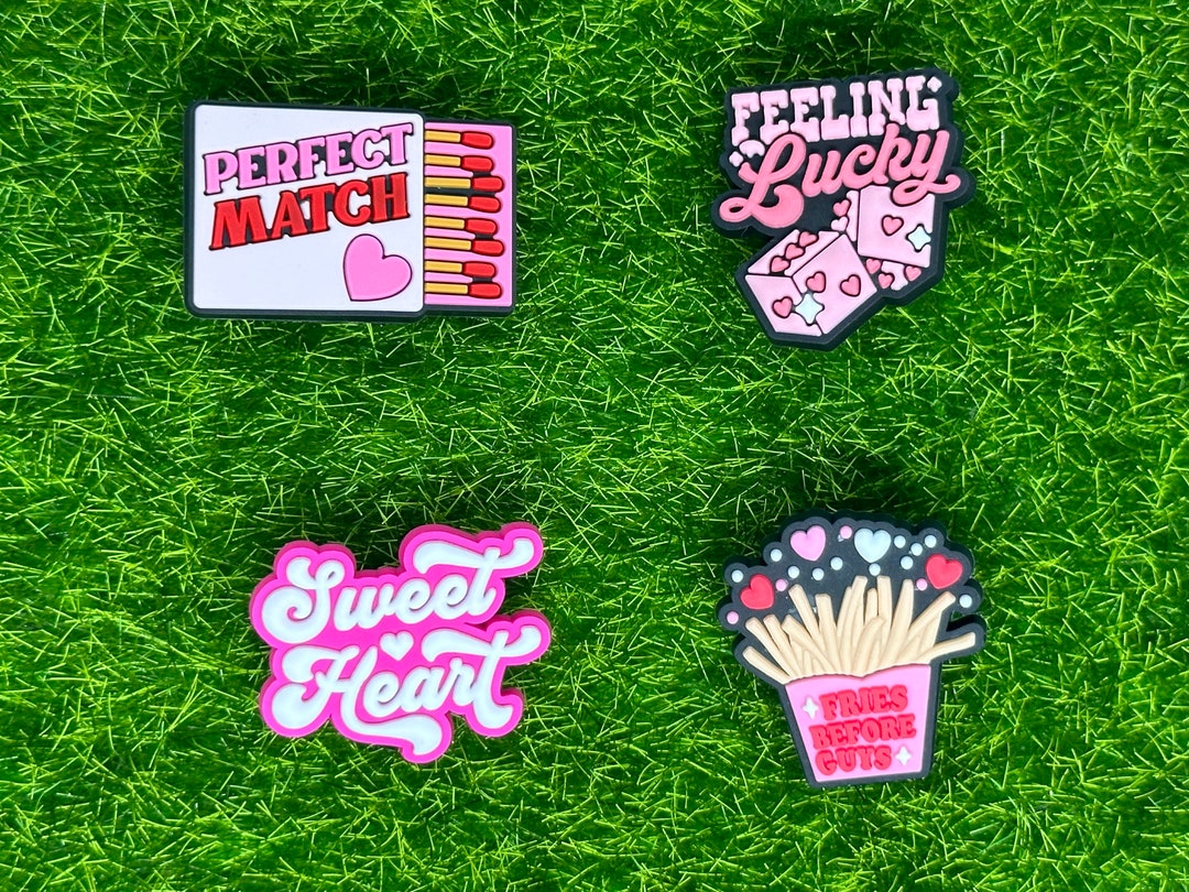Cute Pink Clog Shoe Charms - Cute Clog Charm Set - Fries Before Guys ...