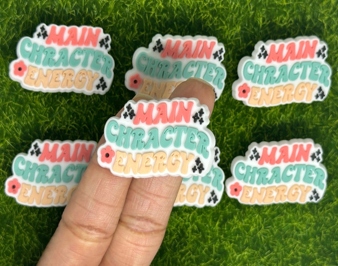Main Character - Clog Shoe Charms - Positive Clog Charms - Encouraging ...