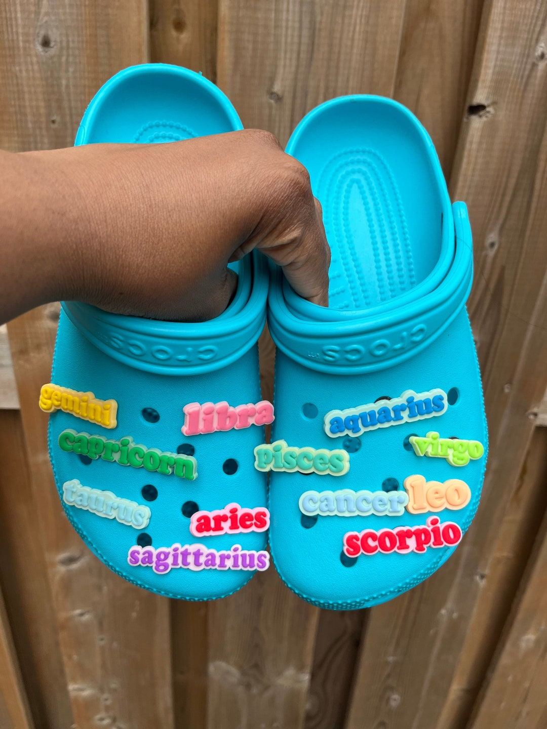 Zodiac Croc Charms - Etsy