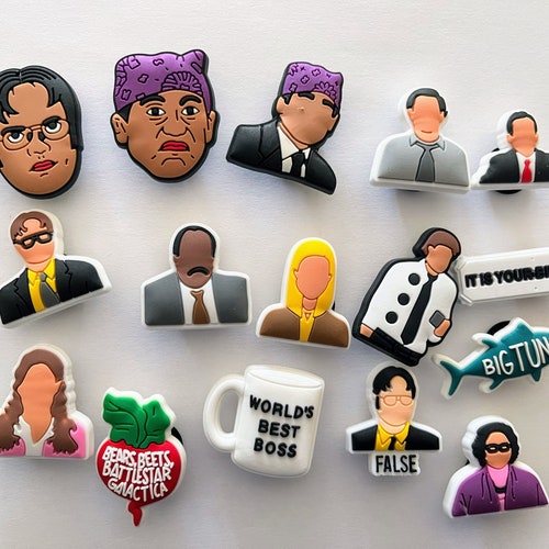 Office Croc Charms Funny Charms Crocs Shoe Charms - Etsy