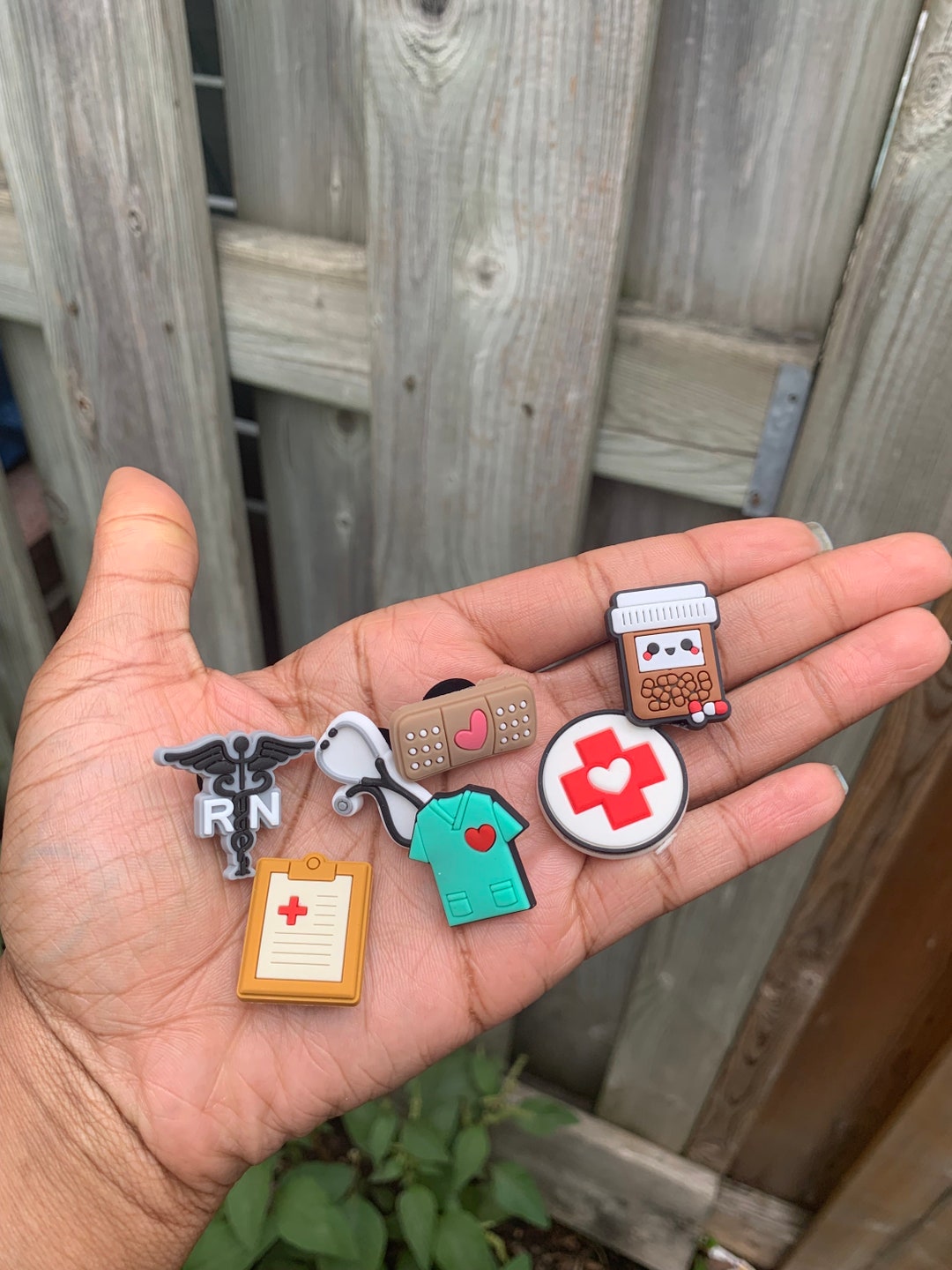 Medical Theme Clog Charms Scrub, RN, Stethoscope - Etsy