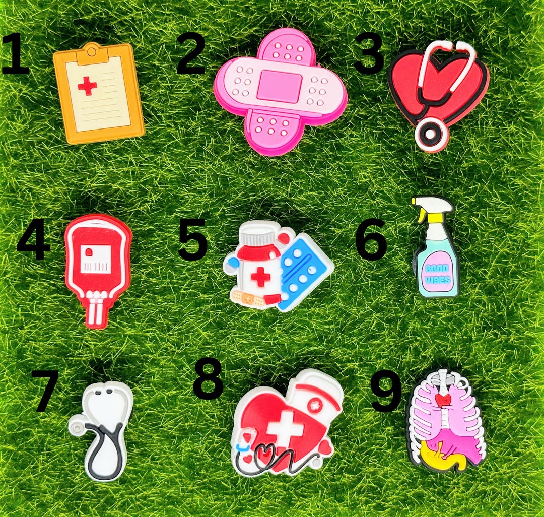 Medical Clog Charms - Health Care Provider Clog Charms - Nurse Clog ...