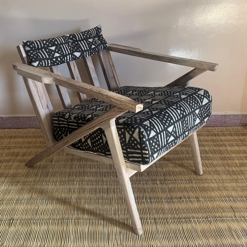 Mud Cloth Chair - Etsy
