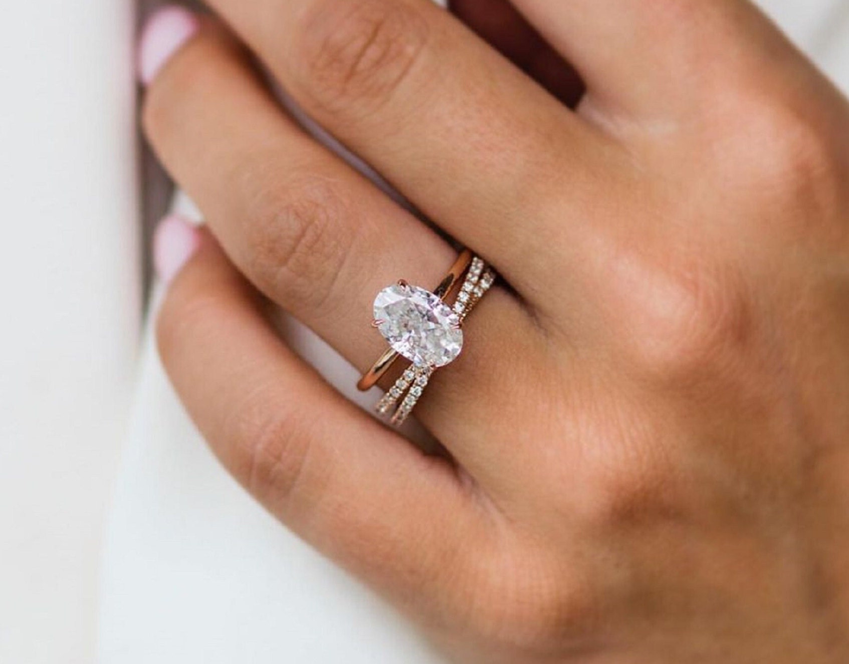 Split Proposal Ring - Etsy UK