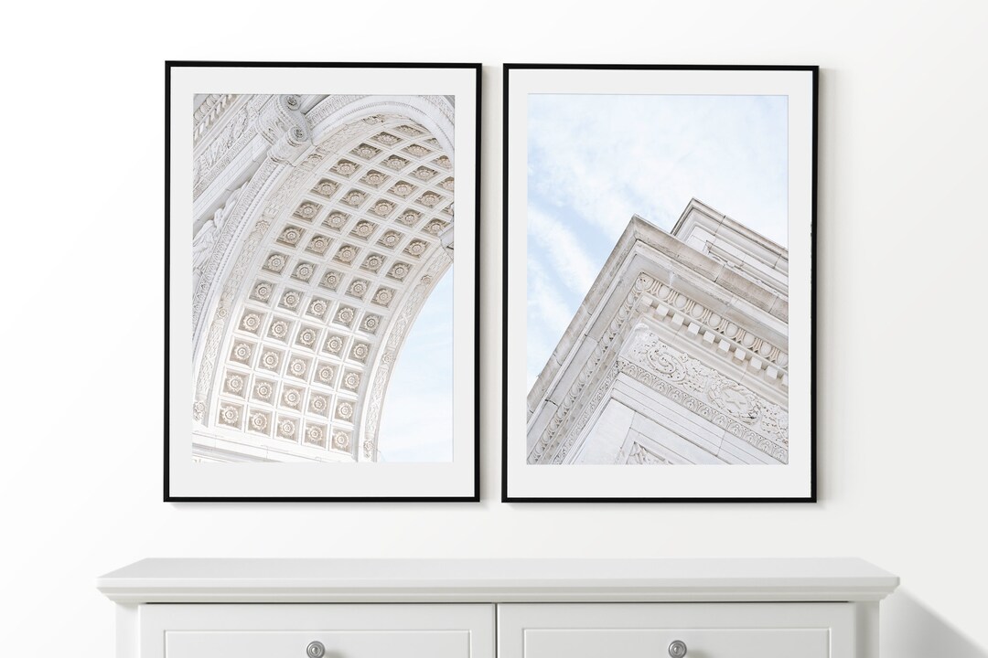 Washington Wall Art, Washington Square Arch Set of 2 Posters ...