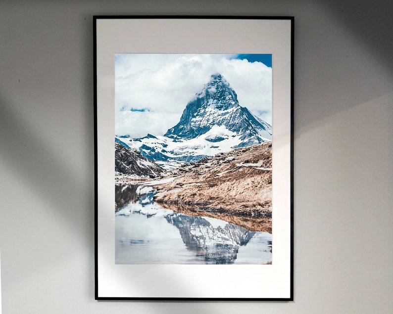 Alpine Landscape Set of 3 Posters Alps Prints Mountains in - Etsy