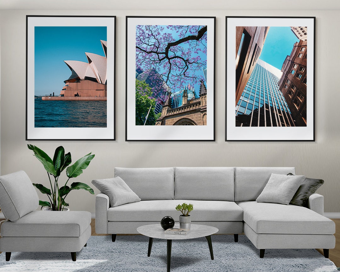 Sydney Set of 3 Posters, Australia Wall Art, Sydney Prints, Sydney ...