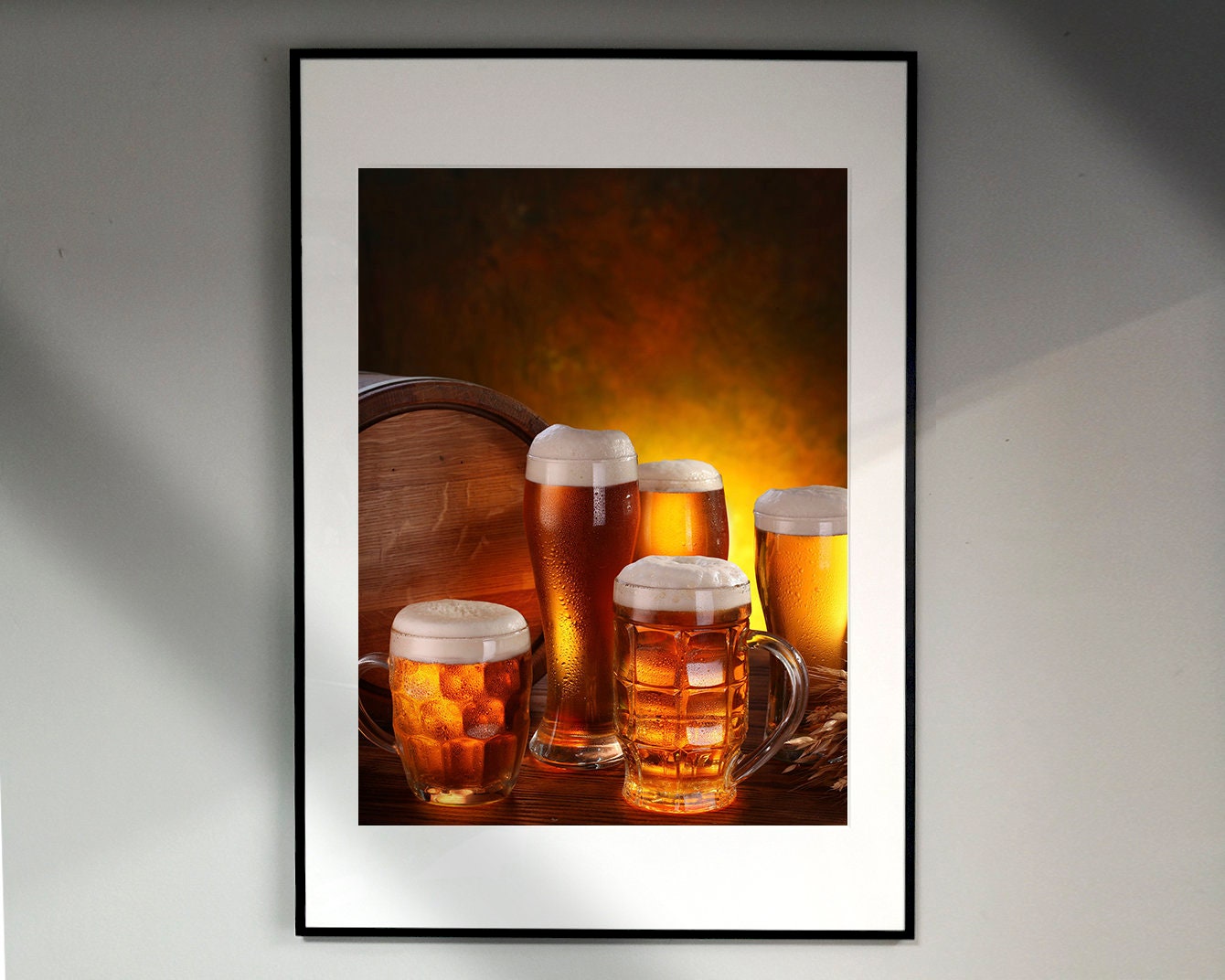 Beer Wall Art, Beer Set of 3 Posters, Beer Prints, Framed Wall Art ...