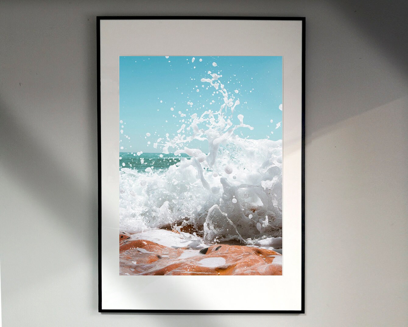 Beach Wall Art, Ocean Beach Set of 3 Posters, Beach Prints, Framed Wall ...