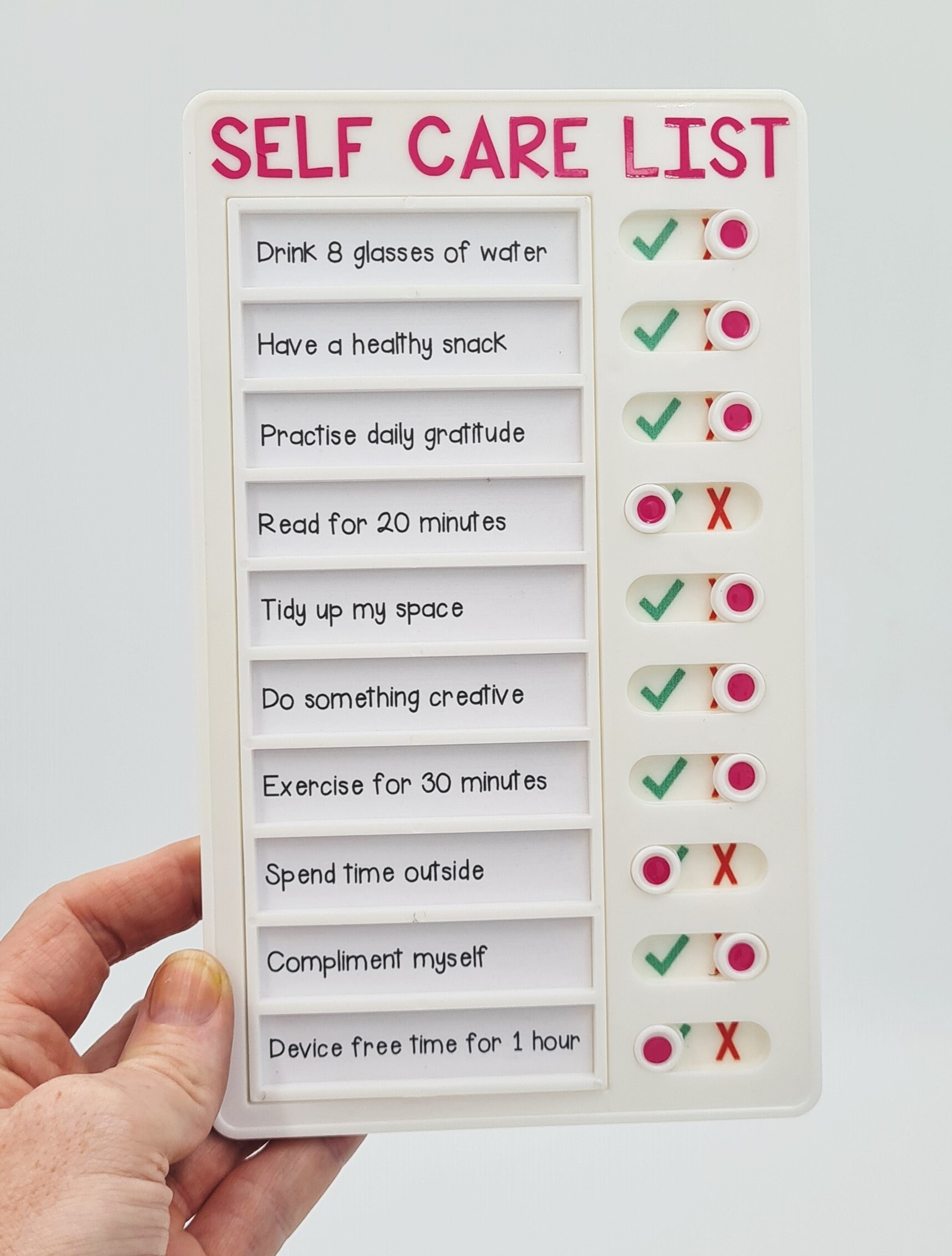 My Self Regulation Checklist Customised Calm Down Chart - Etsy Australia