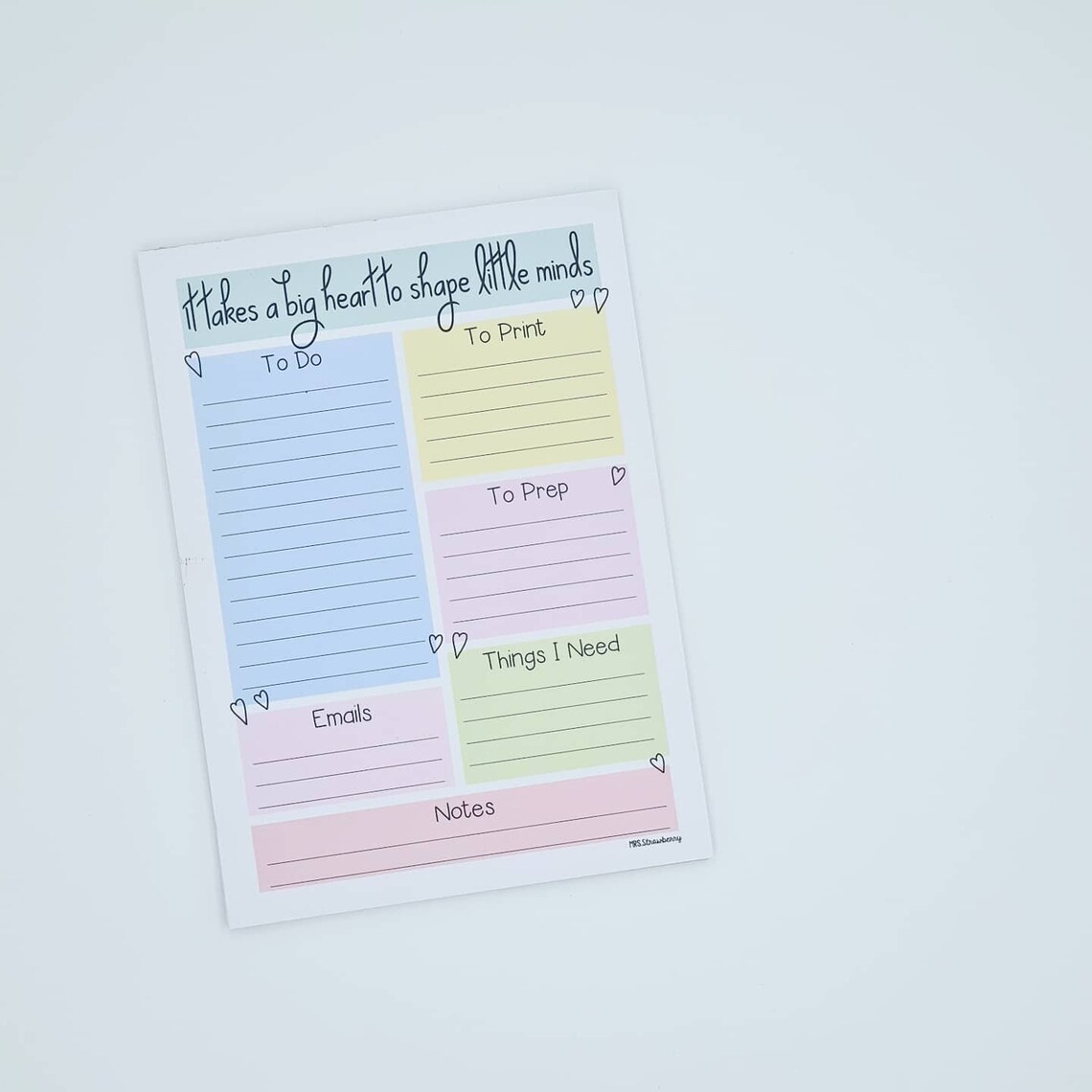 Teacher to Do List Notepad A5 - Etsy