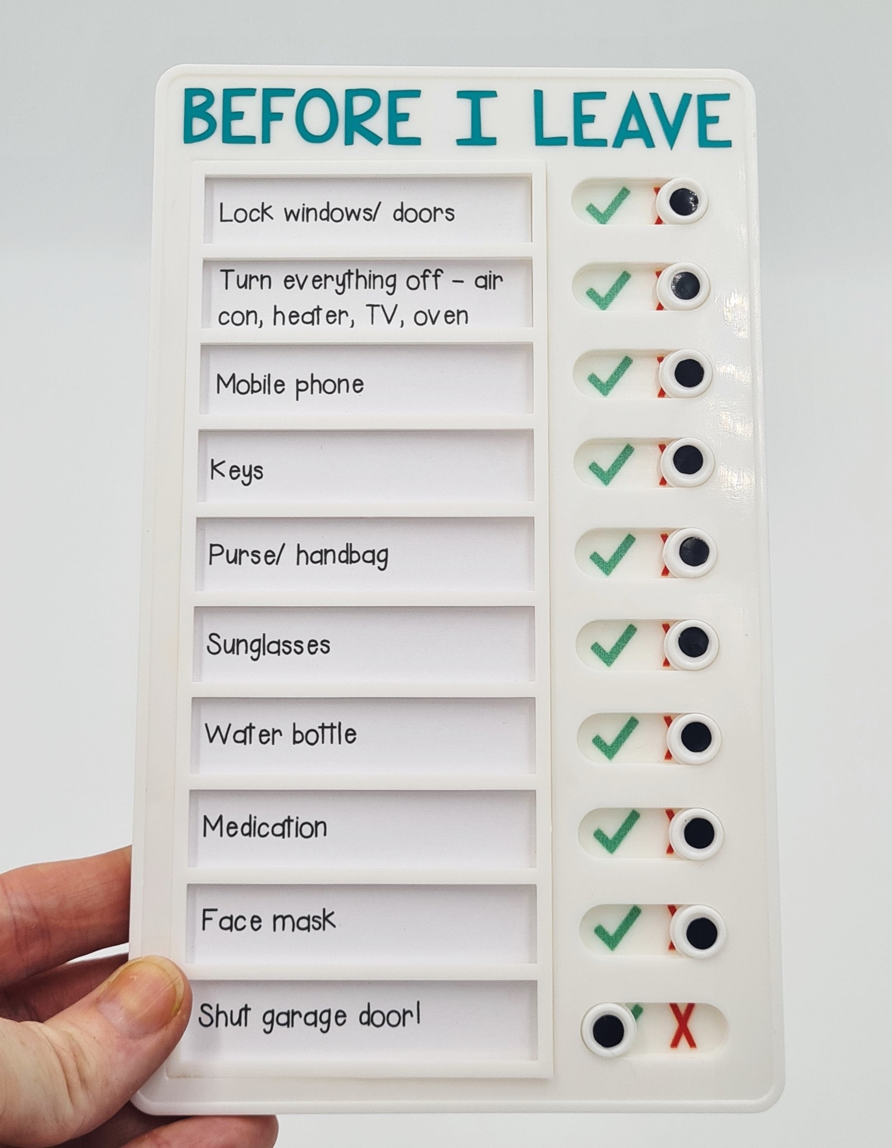 My Self Regulation Checklist Customised Calm Down Chart - Etsy Australia