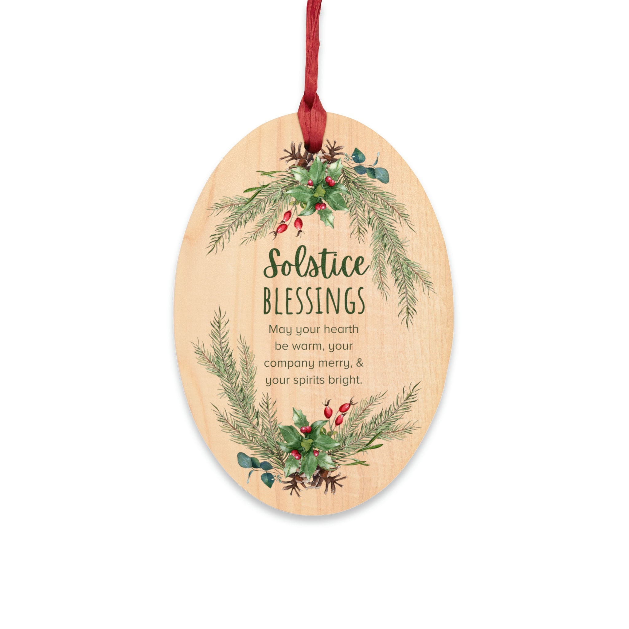 Winter Solstice Ornament, Winter Solstice Blessings, Winter Solstice ...