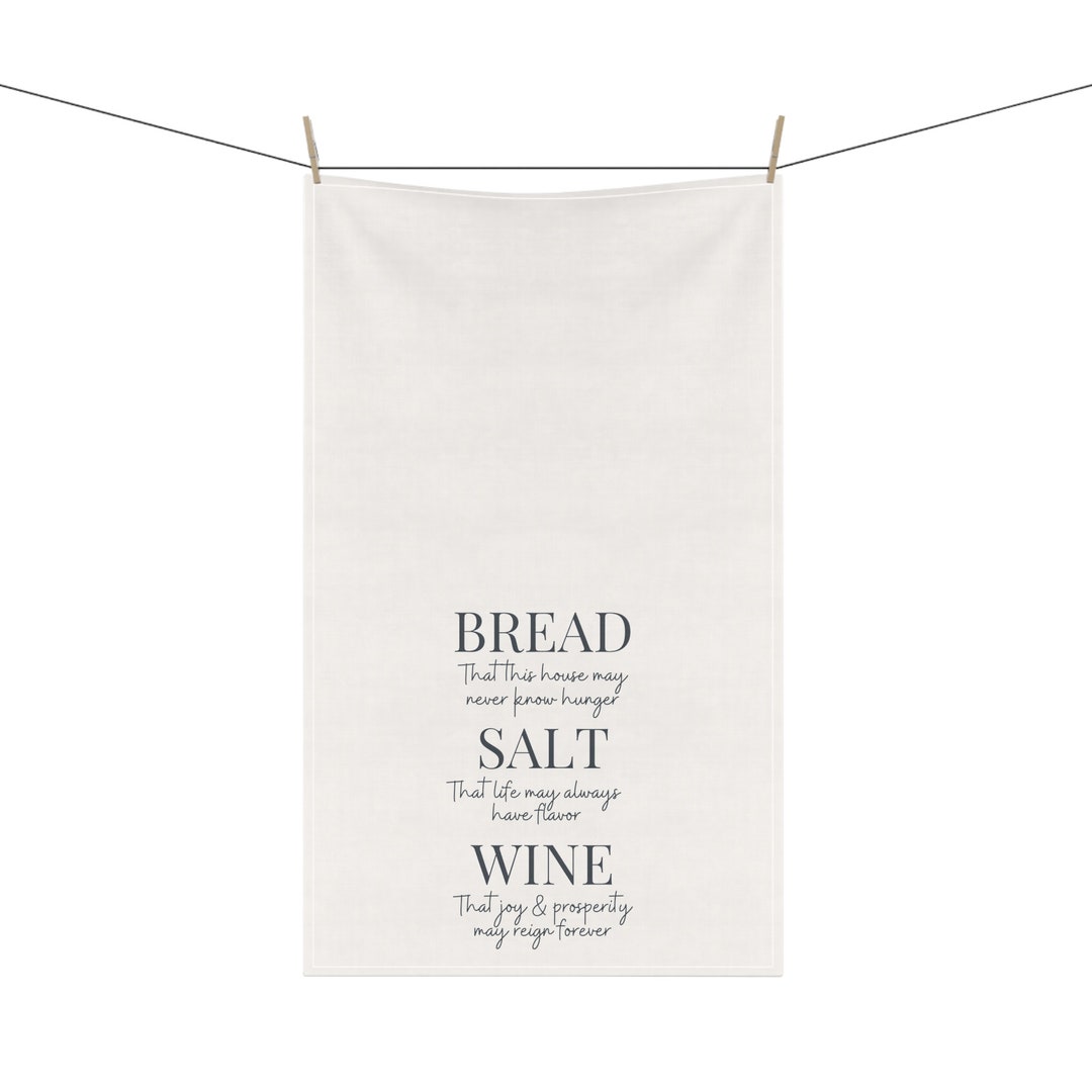 Bread Salt Wine Towel,house Blessing Gift Ideas,bread Salt Wine ...