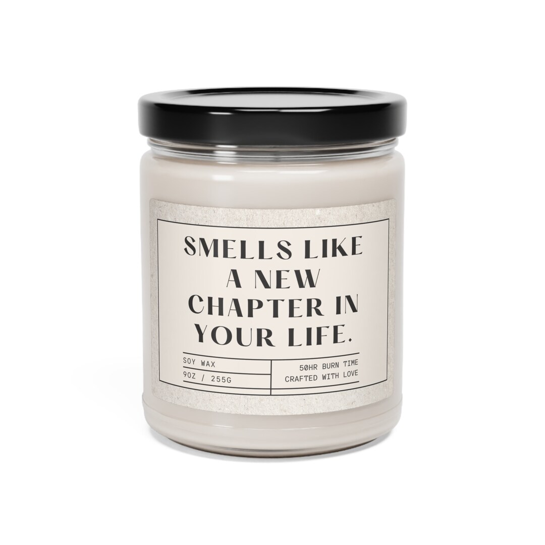 Smells Like A New Chapter in Your Life Candle, Smells Like A Fresh ...