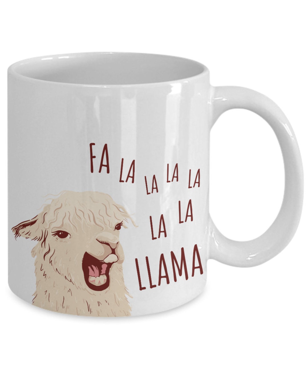 Fa La La Llama Mug, Llama Decorations,llama Decor,llama Gifts for ...