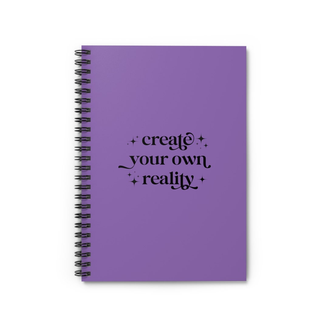 Create Your Reality Manifestation Journal, Manifestation Journal Spiral ...