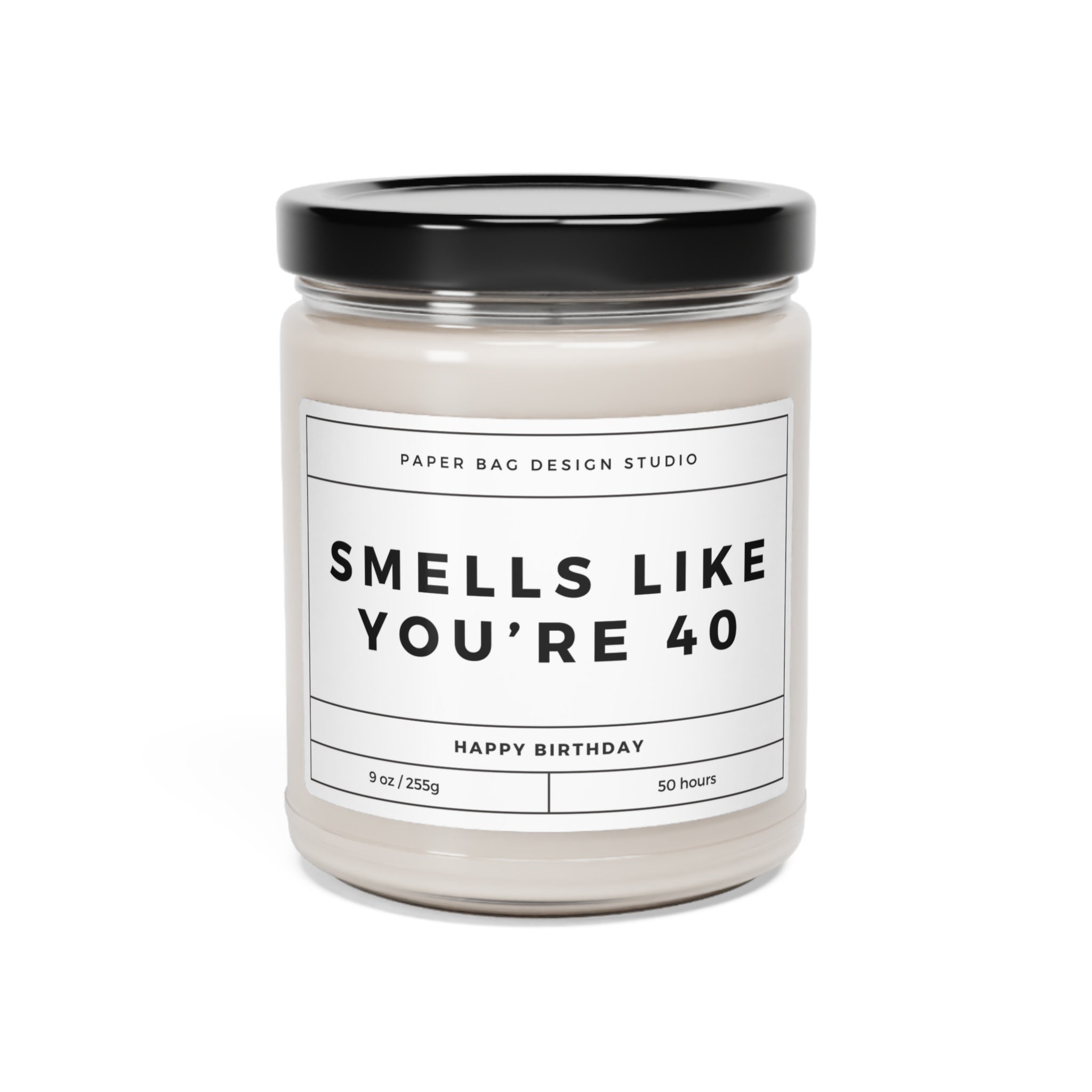 40th Birthday Candle, Happy Birthday Candle, Happy Birthday Candles ...