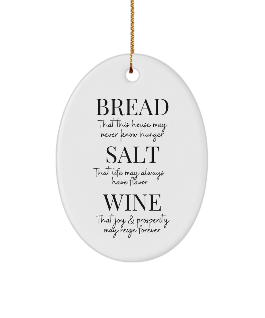 Bread Salt Wine Blessing, Housewarming Gift for New Home, Housewarming ...