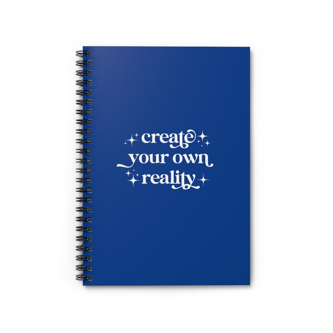 Create Your Reality Manifestation Journal, Manifestation Journal Spiral ...