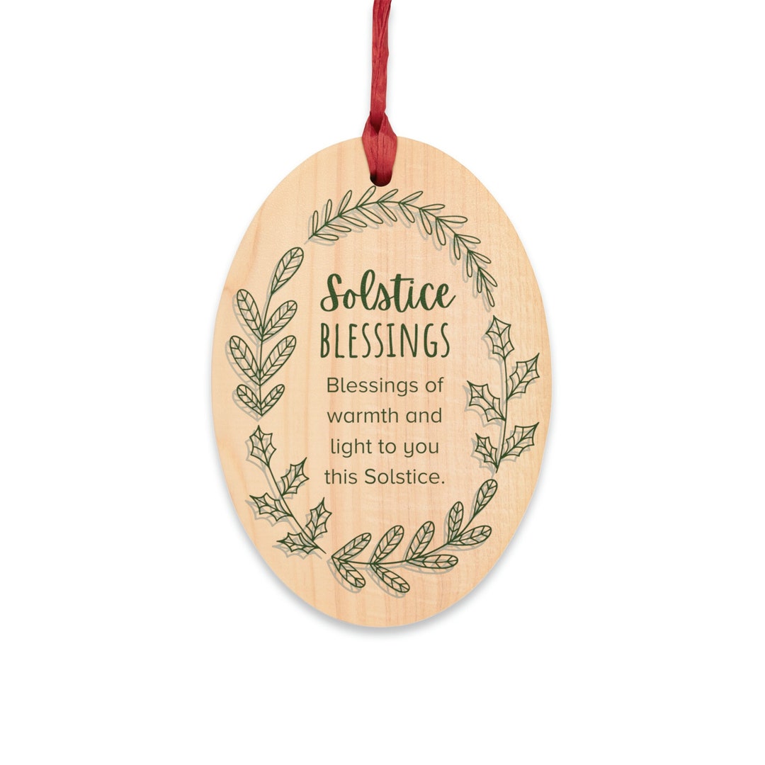 Winter Solstice Ornament, Winter Solstice Blessings, Winter Solstice ...