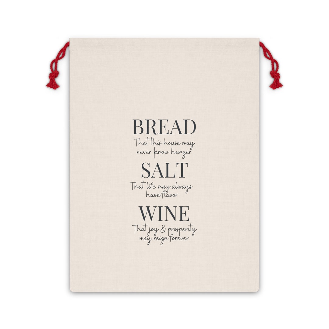 Bread Salt Wine Gift Bag,house Blessing Gift Ideas,bread Salt Wine ...