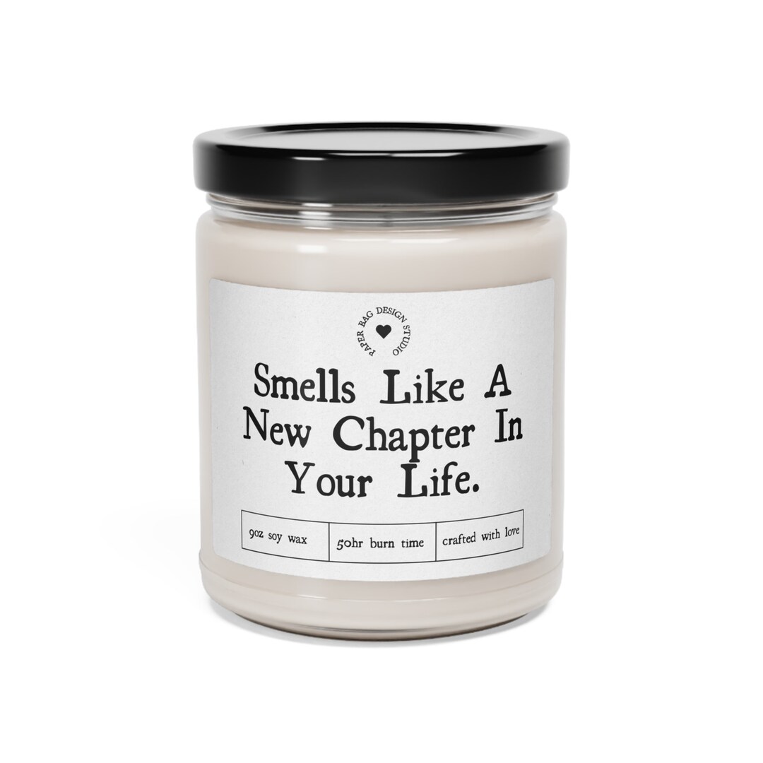 Smells Like A New Chapter in Your Life Candle, Smells Like A Fresh ...
