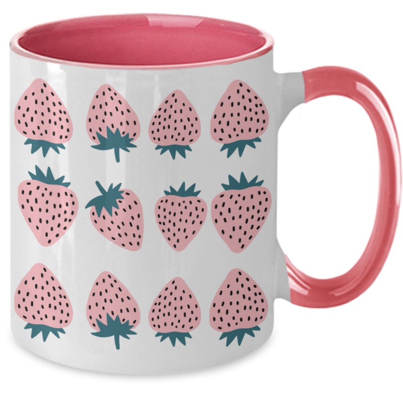 Strawberry Mugs - Etsy