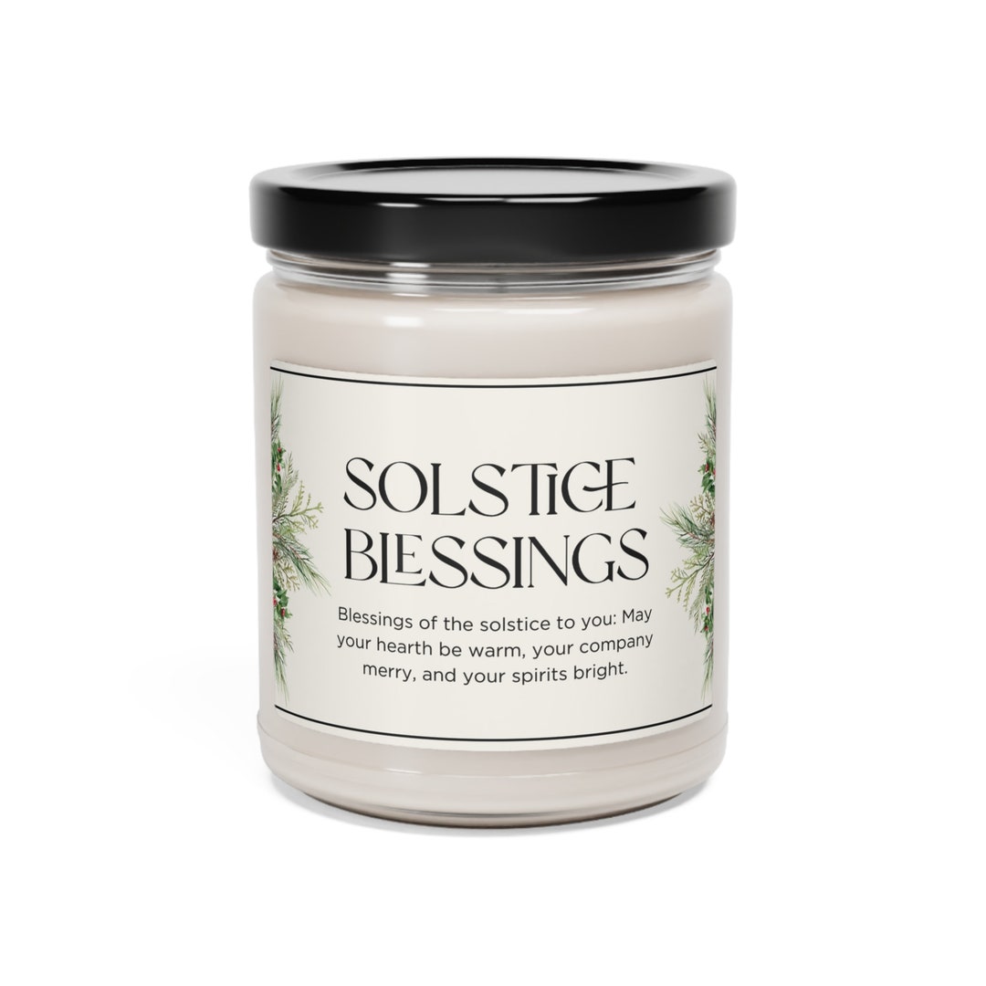 Winter Solstice Candle, Winter Solstice Blessings, Winter Solstice ...