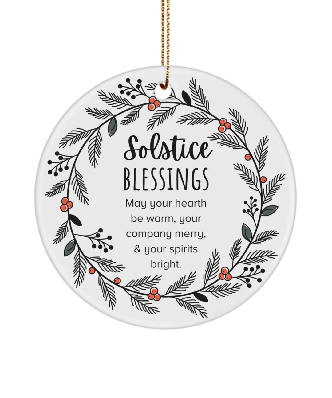 Winter Solstice Ornament, Winter Solstice Decor, Winter Solstice ...