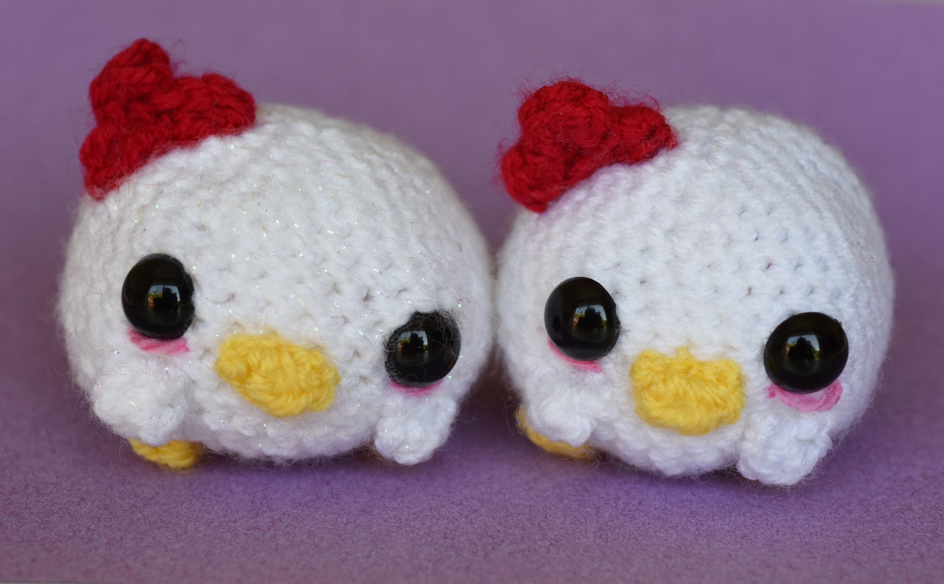 Small handmade amigurumi crochet chicken - Etsy.de